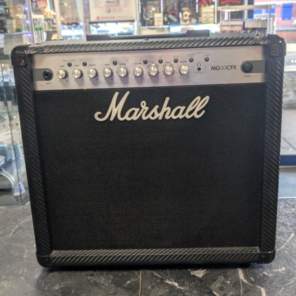 Pre-owned Marshall MG50CFX 50W Electric Guitar Amp Combo, Built-In ...